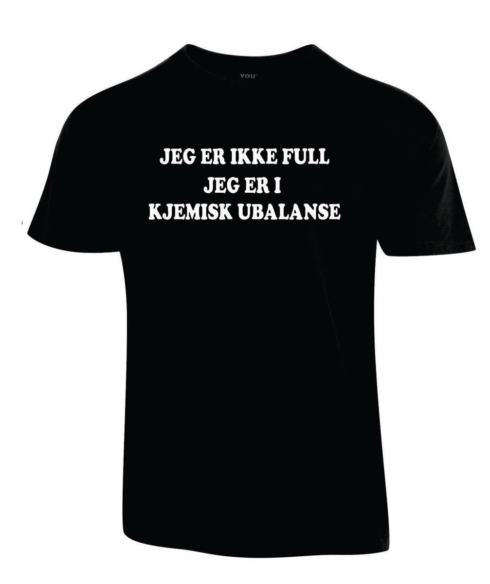 Ikkeverst.no - "Jeg er ikke full, jeg er i kjemisk ubalanse"